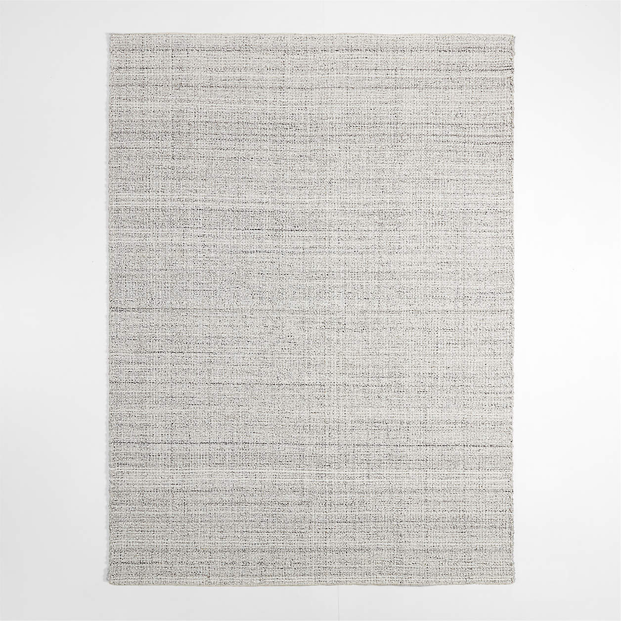 Niseko Pet-Friendly Performance Handwoven Silver Grey Area Rug 6'x9 ...