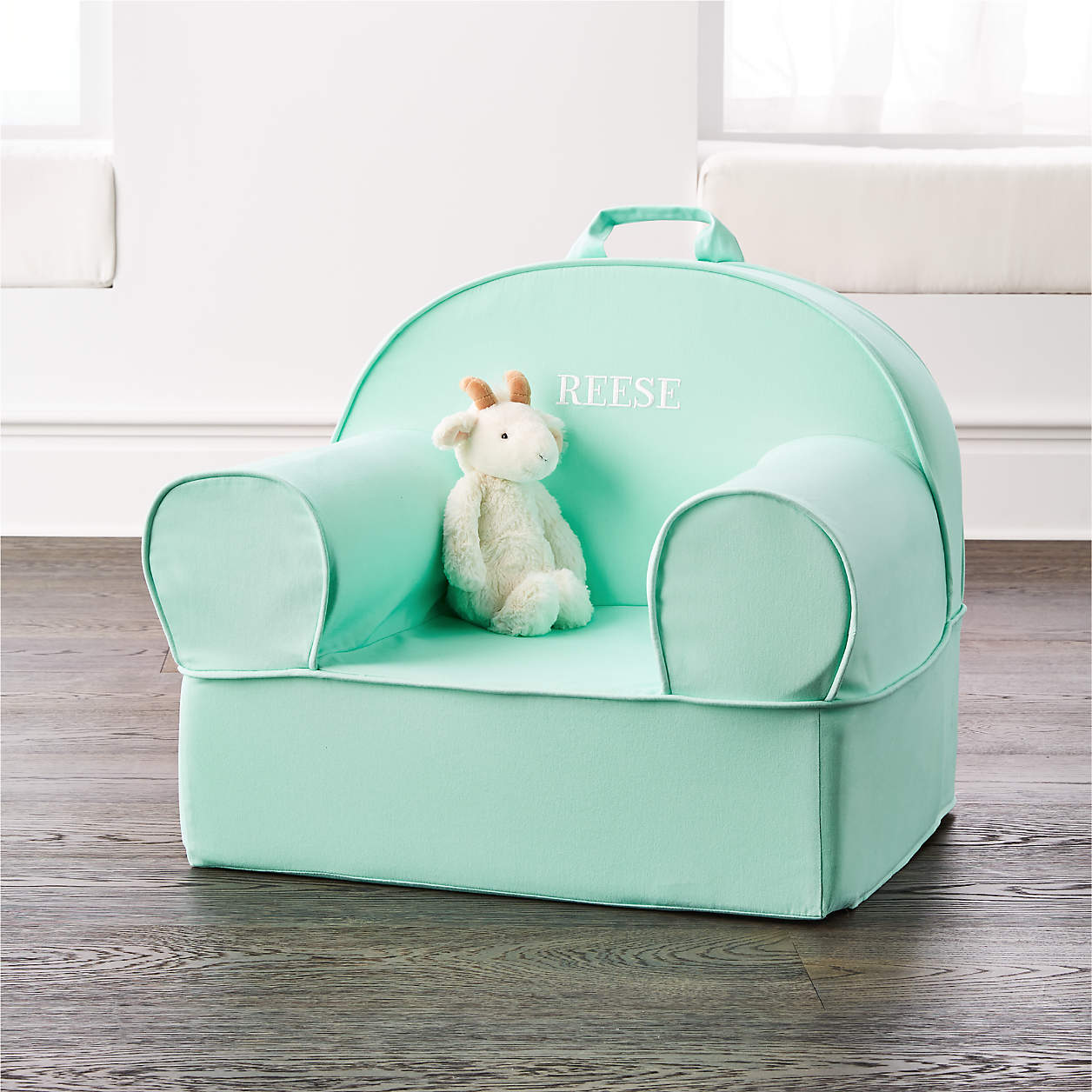 Large Mint Nod Chair + Reviews | Crate & Kids