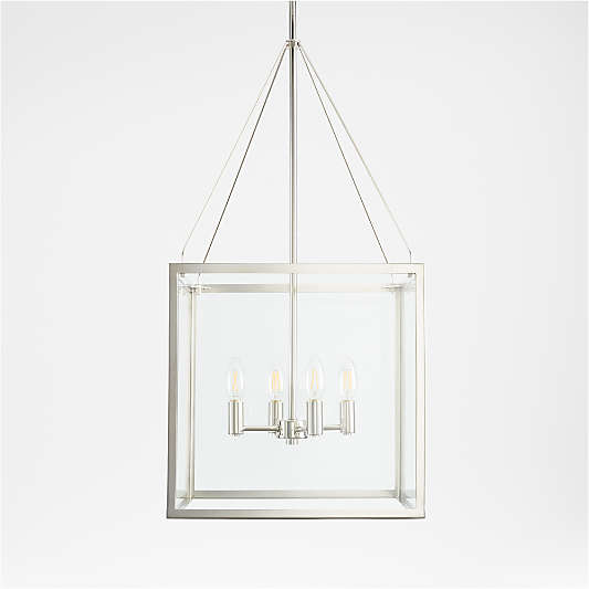 Nickel Pendant Lighting | Crate & Barrel