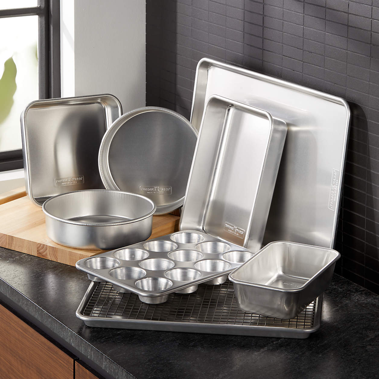 Nordic Ware Naturals 9-Piece Bakeware Set | Crate & Barrel