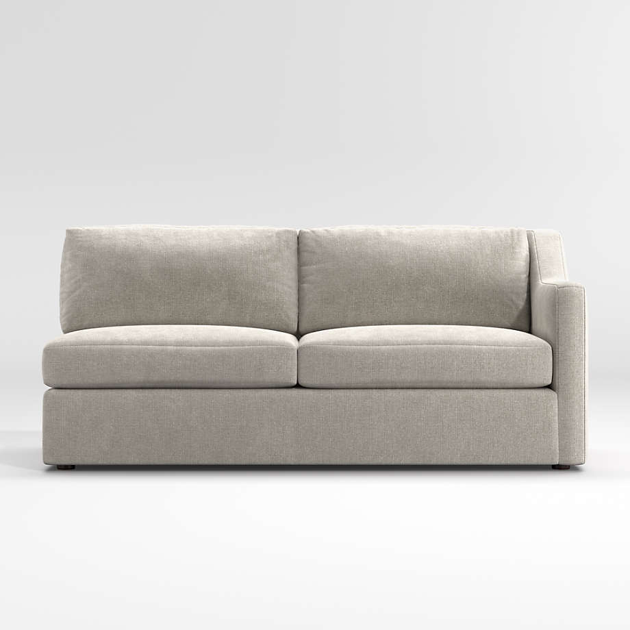Notch Right-Arm Sofa + Reviews | Crate & Barrel