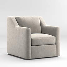 Notch Swivel Chair | Crate & Barrel