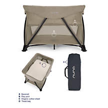 Nuna SENA aire Hazelwood Light Brown Playard and Travel Crib + Reviews ...