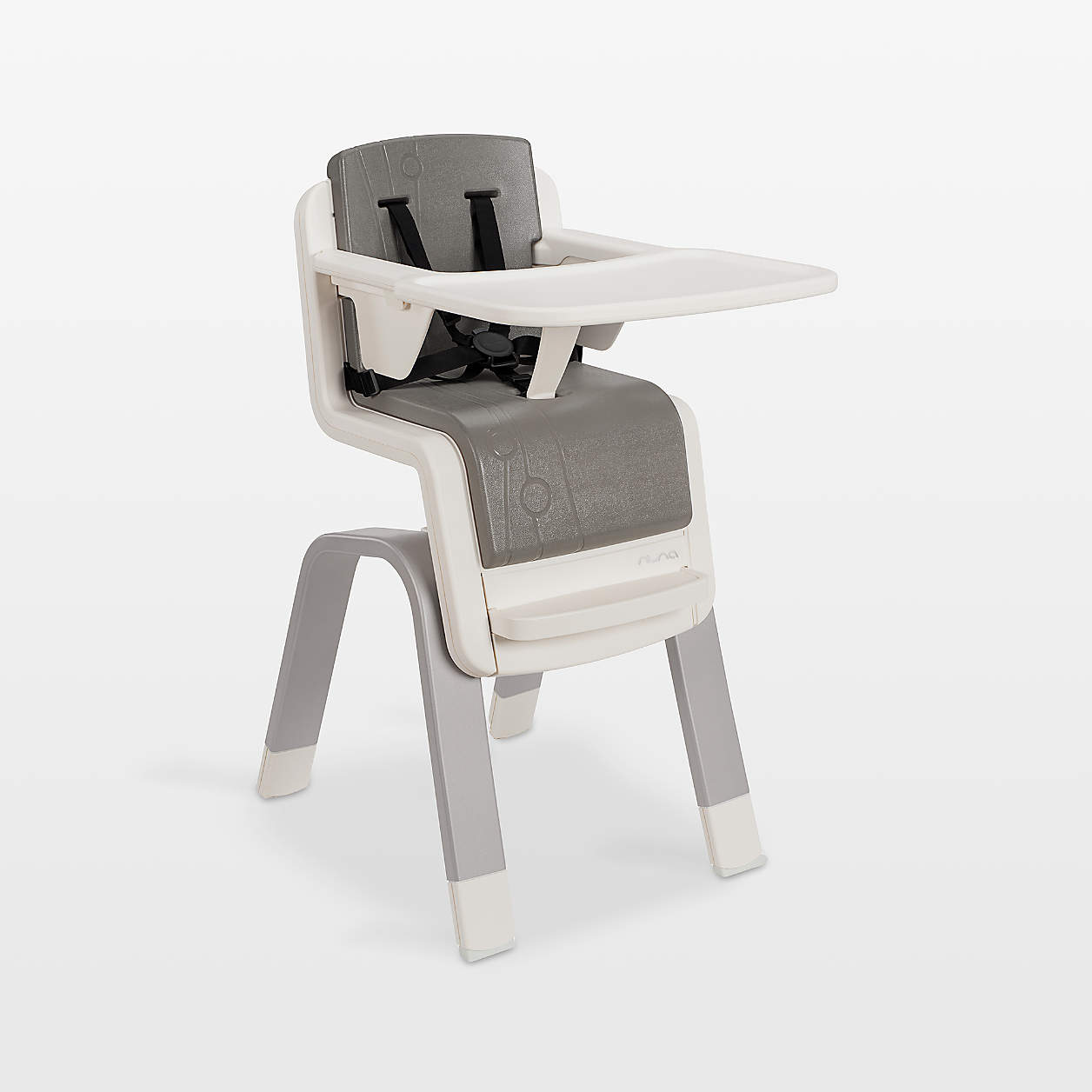 Nuna ZAAZ Frost White and Grey Plastic Baby High Chair + Reviews ...