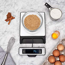 OXO 11-lb. Food Scale with Pull-Out Display + Reviews | Crate & Barrel