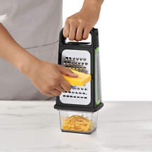 OXO Box Grater with Removable Zester + Reviews | Crate & Barrel