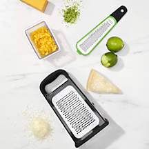 OXO Box Grater with Removable Zester + Reviews | Crate & Barrel