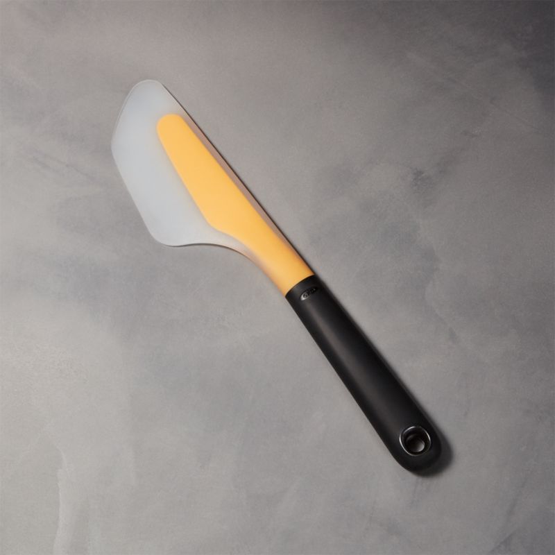 OXO Small Flip and Fold Omelette Silicone Spatula | Crate & Barrel