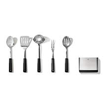 OXO Good Grips 6-Piece Kitchen Utensils Set with Holder + Reviews ...
