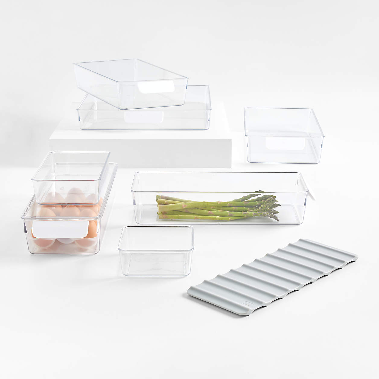 OXO Good Grips 8-Piece Fridge Organizer Set + Reviews | Crate & Barrel