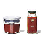 OXO POP 0.2-Qt Mini Square Airtight Food Storage Container + Reviews | Crate & Barrel
