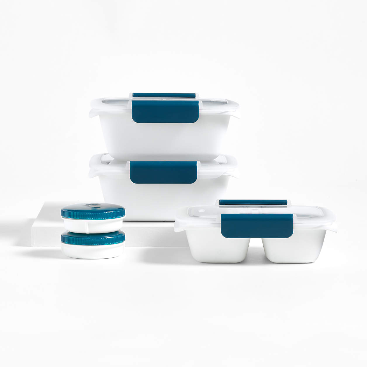 OXO Prep & Go 10-Piece Leakproof Food Storage Containers Set + Reviews ...