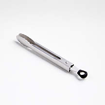OXO 7" Stainless Steel Mini Tongs + Reviews | Crate & Barrel