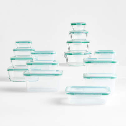 Pyrex Ultimate 10-Piece Glass Food Storage Set + Reviews | Crate & Barrel