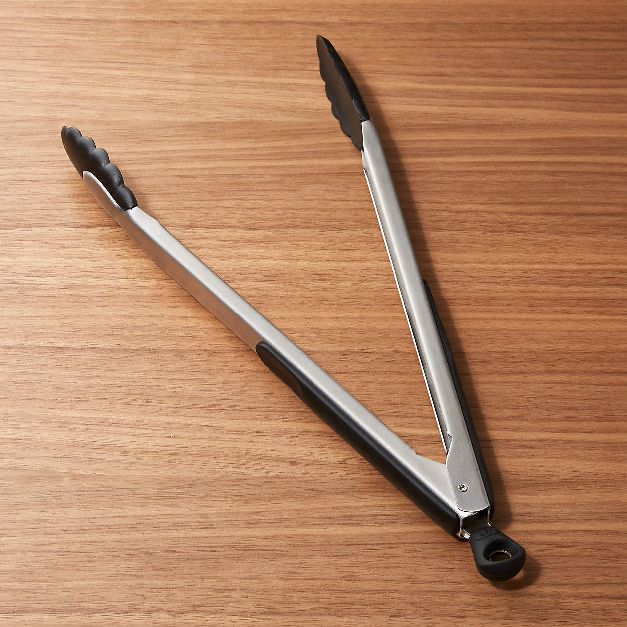 OXO Large Nylon and Stainless Steel Tongs + Reviews | Crate & Barrel