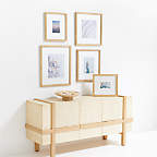 Light Oak Wood 11x14 Wall Photo Picture Frame + Reviews | Crate & Barrel