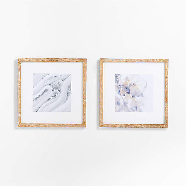 Light Oak Wood Picture Frames | Crate & Barrel