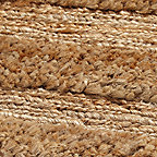 Oaxaca Jute Hand-Knotted Red Area Rug 10'x14' | Crate & Barrel