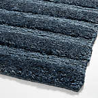 Oaxaca Jute Hand-Knotted Navy Blue Area Rug 10'x14' | Crate & Barrel