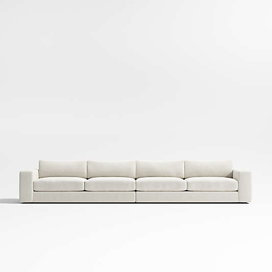 Oceanside Low Deep Sectional Sofas | Crate & Barrel