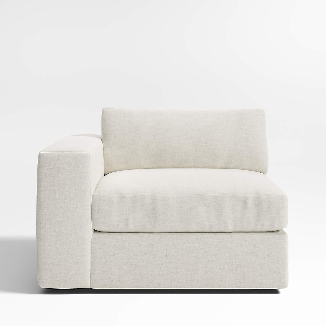 Oceanside Deep-Seat Left-Arm Chair | Crate & Barrel