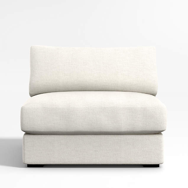 Oceanside Armless Chair | Crate & Barrel