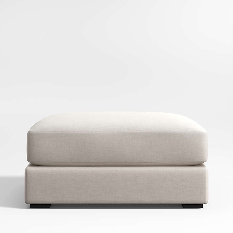 Oceanside Low Ottoman | Crate & Barrel Canada