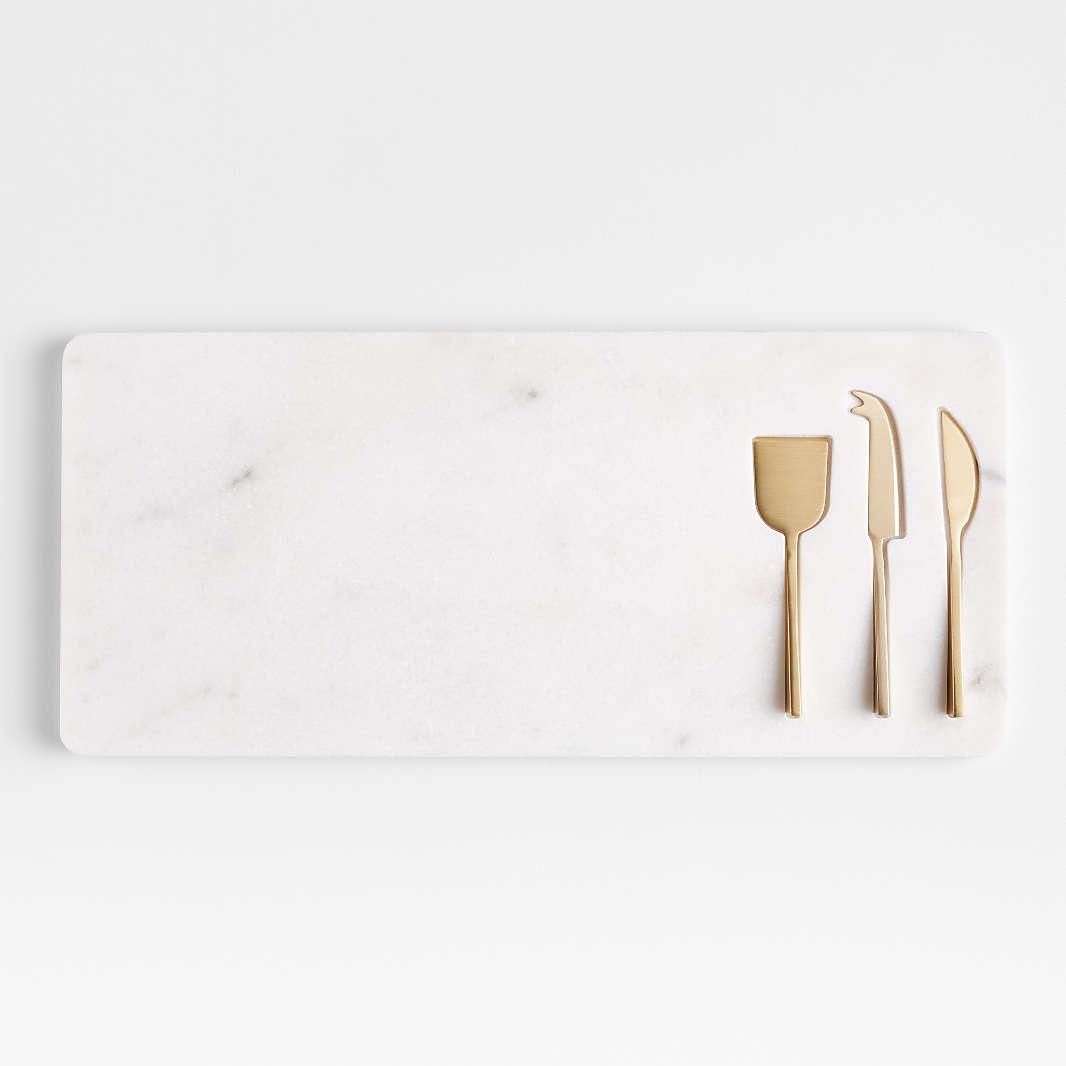 Marble Cheese Boards & Knife Sets | Crate & Barrel