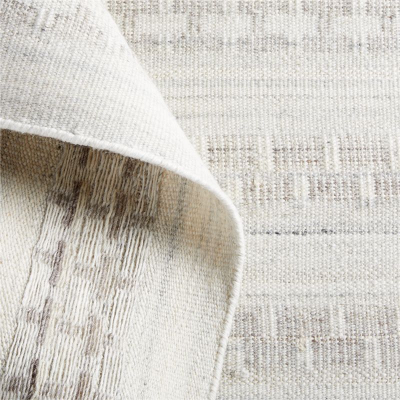 Odense Wool-Blend Pattern Ivory Area Rug 9'x12' + Reviews | Crate & Barrel