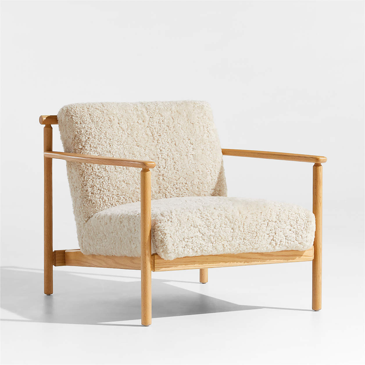 Ojai Shearling Accent Chair | Crate & Barrel Canada