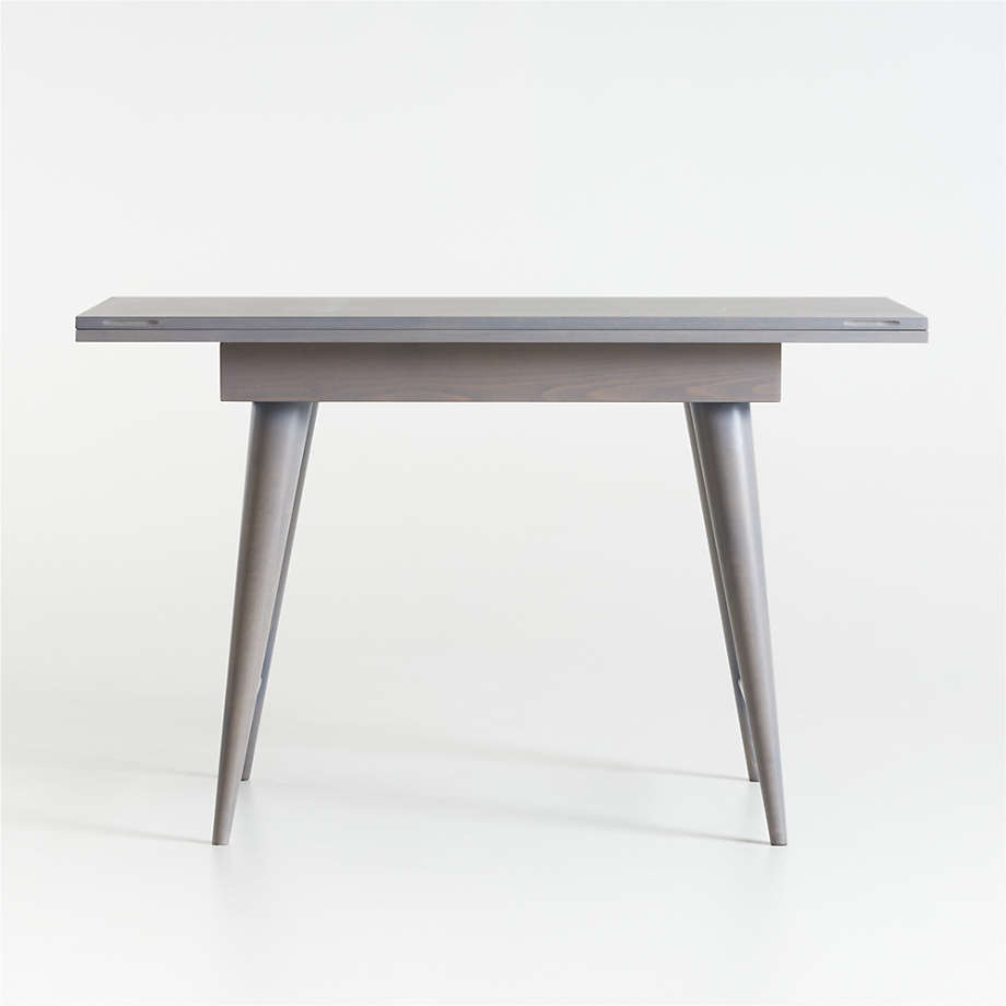 Olivier Dove Grey Desk Dining Table + Reviews | Crate & Barrel Canada