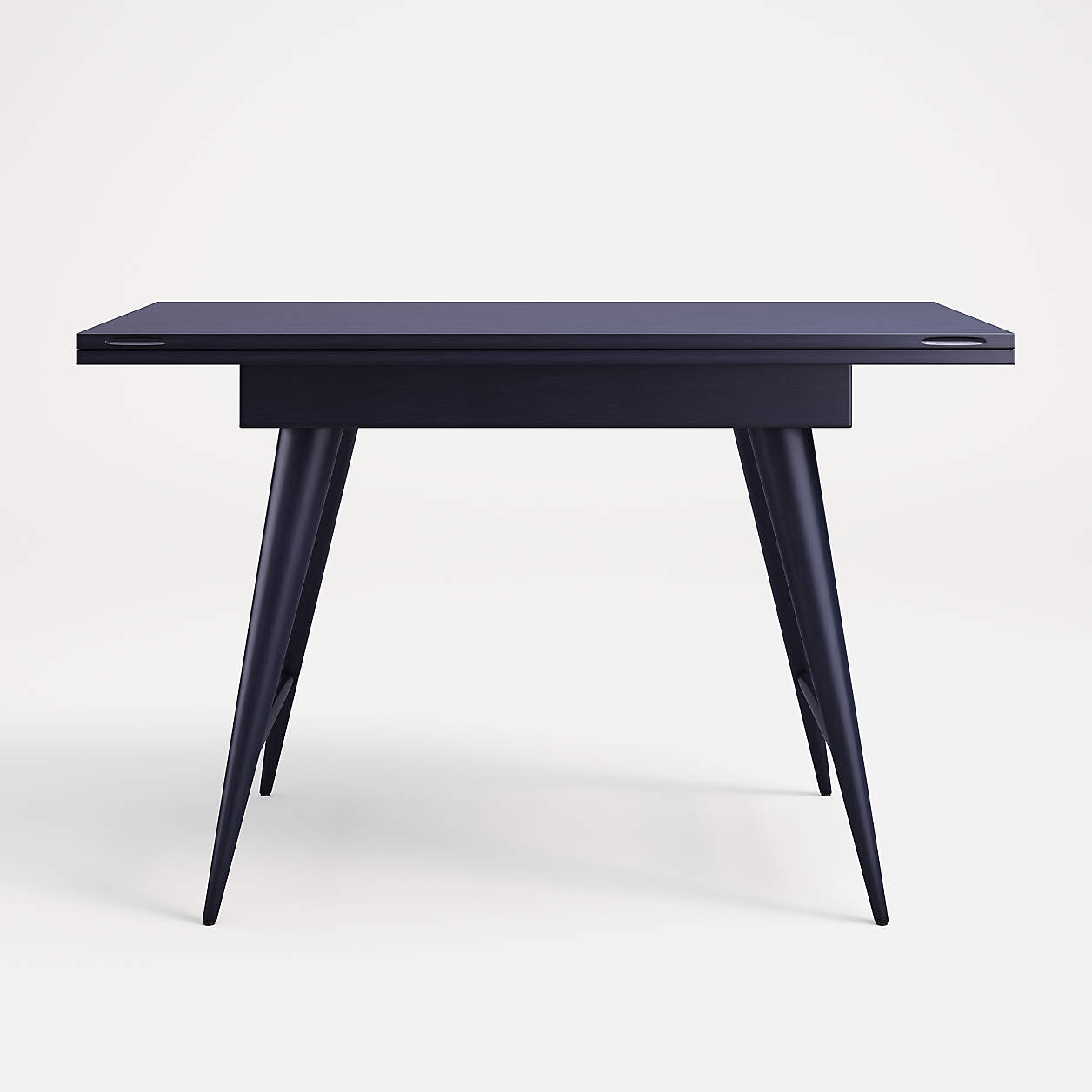 Olivier Indigo Desk Dining Table + Reviews | Crate & Barrel