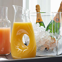 Pinch Glass Carafe | Crate & Barrel Canada