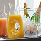 Pinch Glass Carafe + Reviews | Crate & Barrel