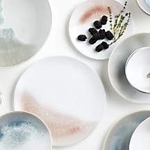 Ora Stoneware Dinner Plates, Set of 8 + Reviews | Crate & Barrel