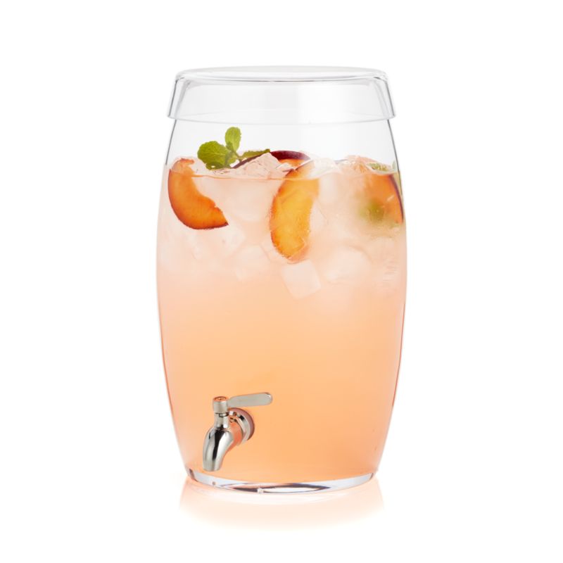 Marin Oregon Glass Drink Dispenser + Reviews | Crate & Barrel
