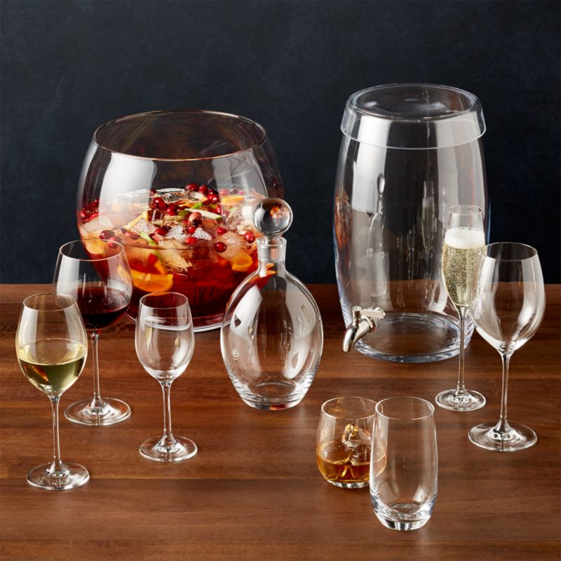 Marin Oregon Glass Drink Dispenser + Reviews | Crate & Barrel