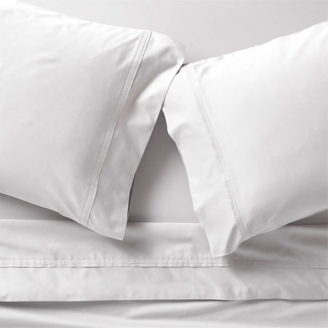 White Sheets & Bed Sheet Sets | Crate & Barrel