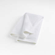 Crate and Barrel Quick Dry Organic Cotton Hand Towel White