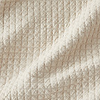 Organic Cotton Ficus Green Full/Queen Bed Coverlet + Reviews | Crate ...