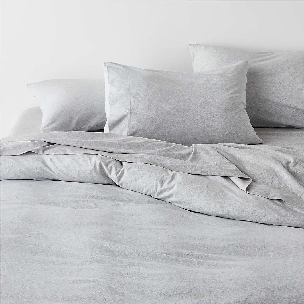 Grey Duvet Covers: Light & Dark Grey Duvets | Crate & Barrel