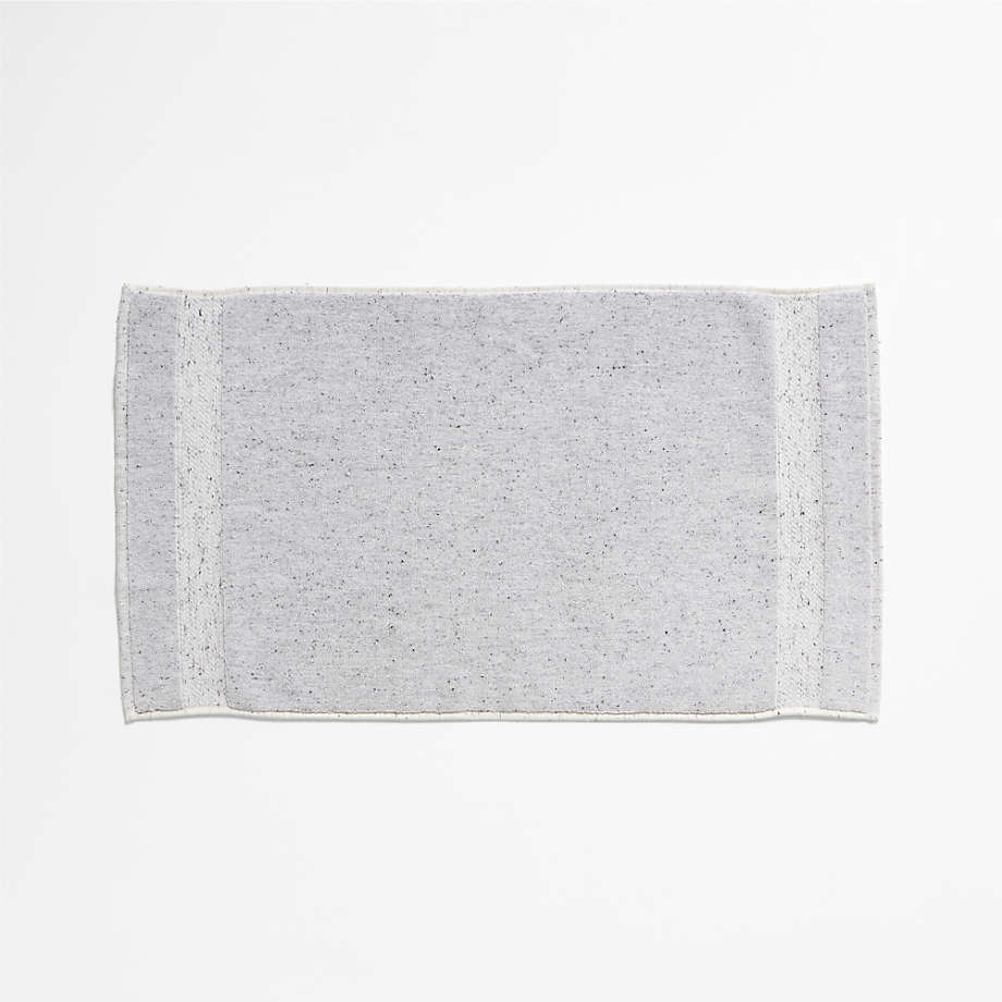 Organic Turkish Cotton Grey Fleck Bath Sheet + Reviews | Crate & Barrel