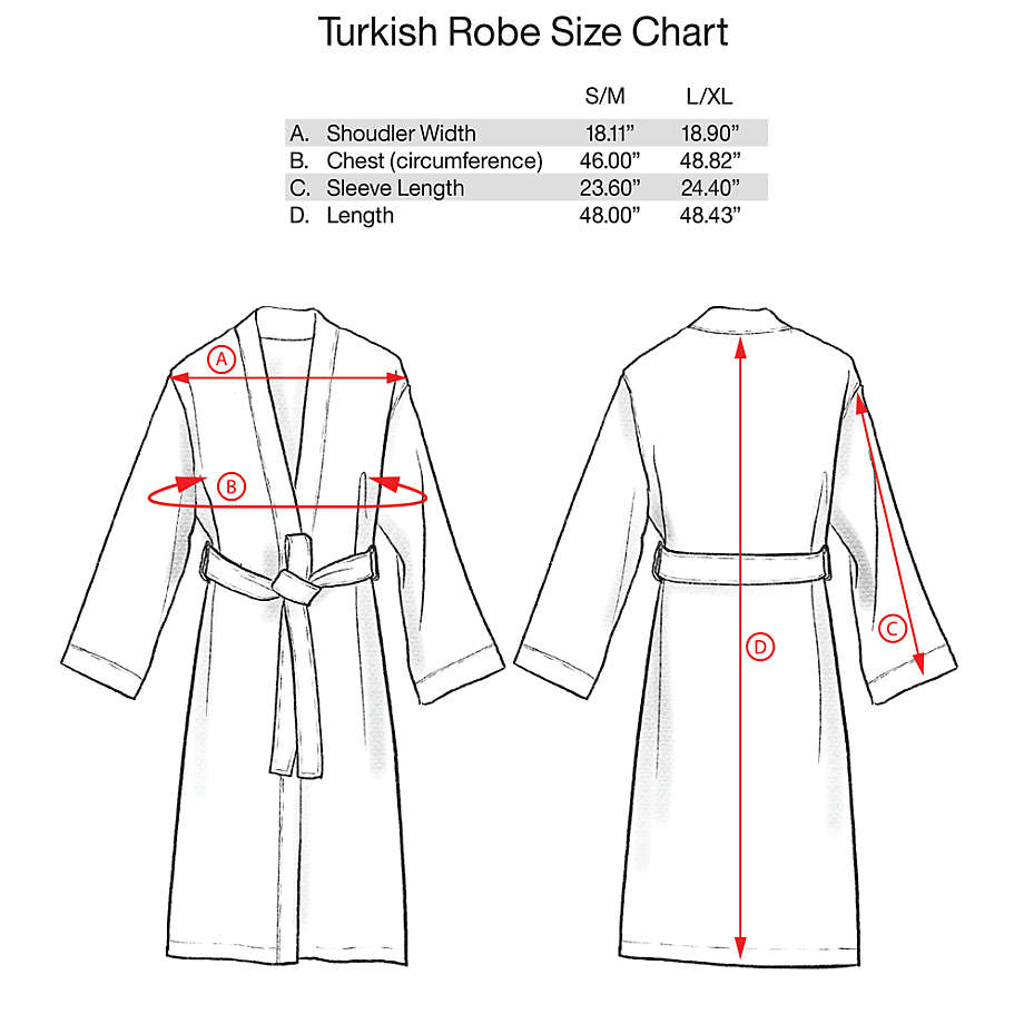 Organic Large/Extra-Large Turkish Cotton Grey Fleck Bathrobe + Reviews ...