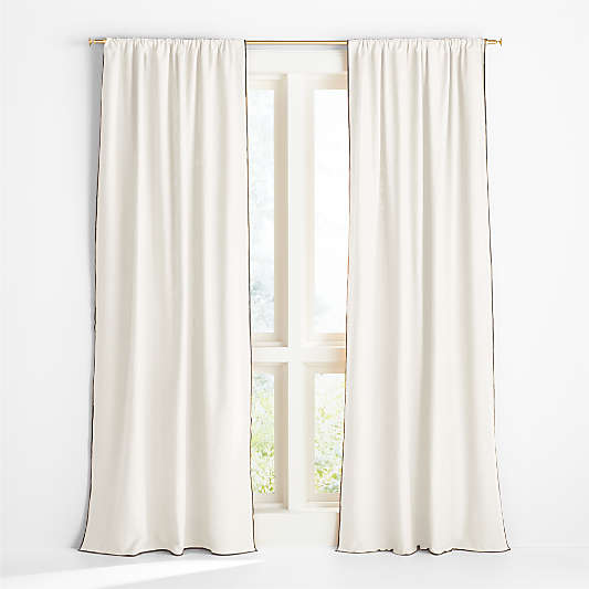 Solid Curtains | Crate & Barrel Canada