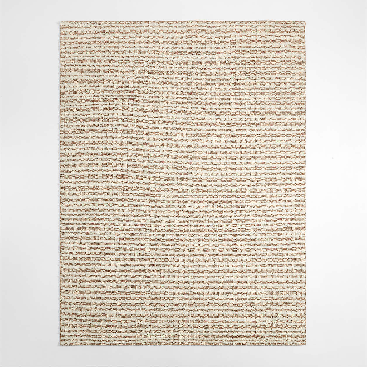 Oslo Wool Brown Area Rug 9'x12' | Crate & Barrel