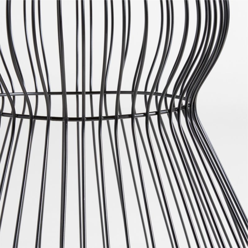 Outdoor Black Metal Wire Christmas Tree Decoration 4' + Reviews | Crate ...