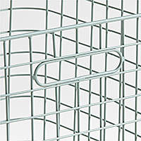 Outline Sage Wire Metal Storage Bin with Handles + Reviews | Crate & Kids