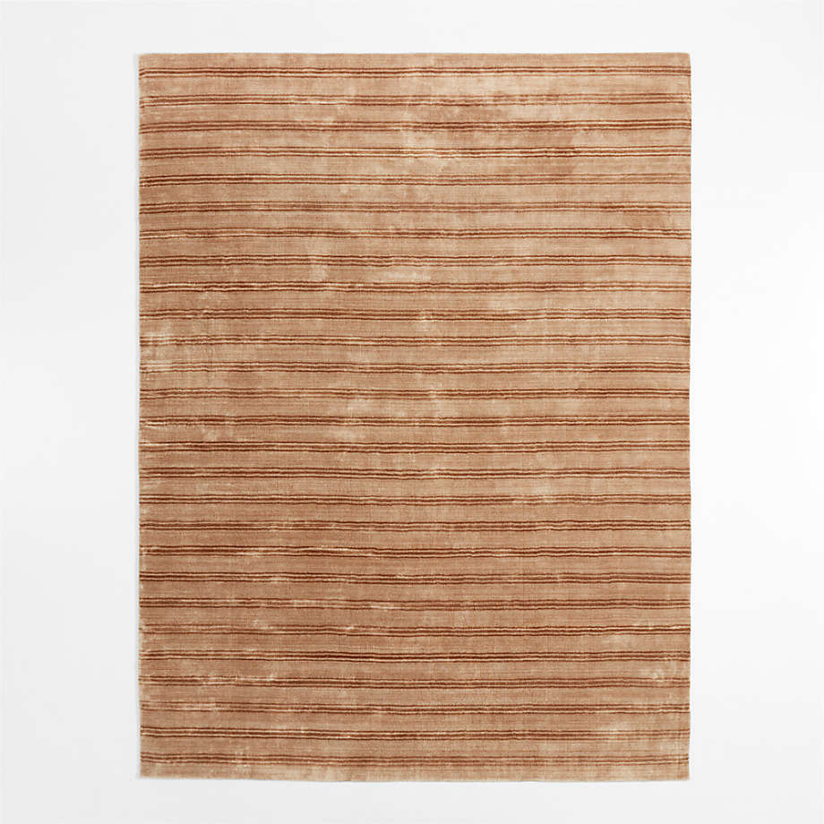 Oxford Performance Handwoven Camel Brown Area Rug 6'x9' | Crate ...
