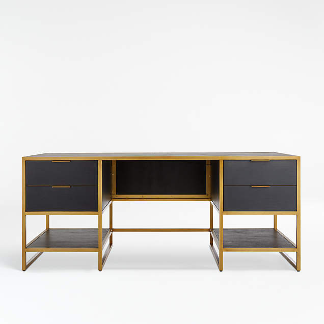 Ainsworth Cream Executive Desk | Crate & Barrel