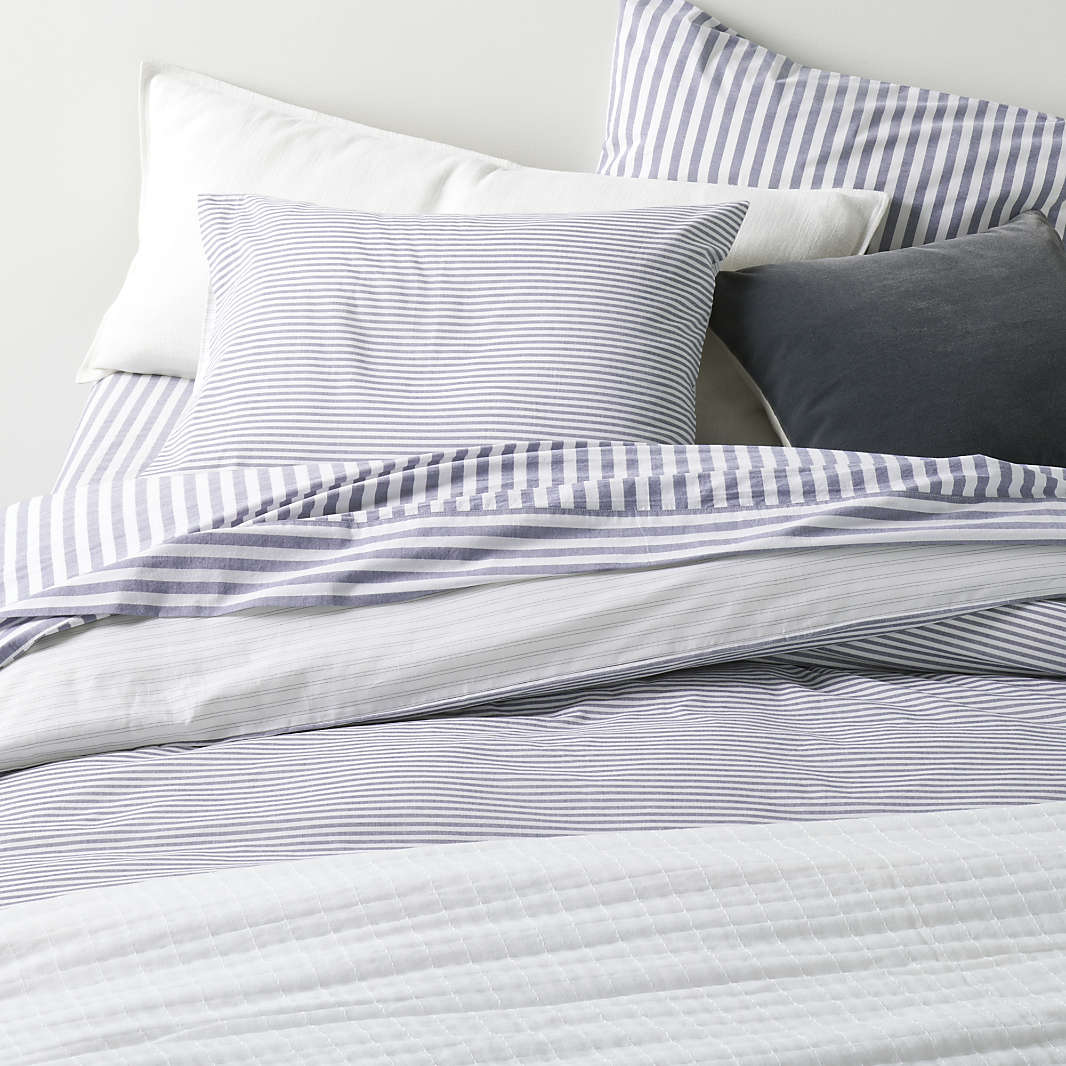 Cotton Percale Bedding: Sheets and More | Crate & Barrel